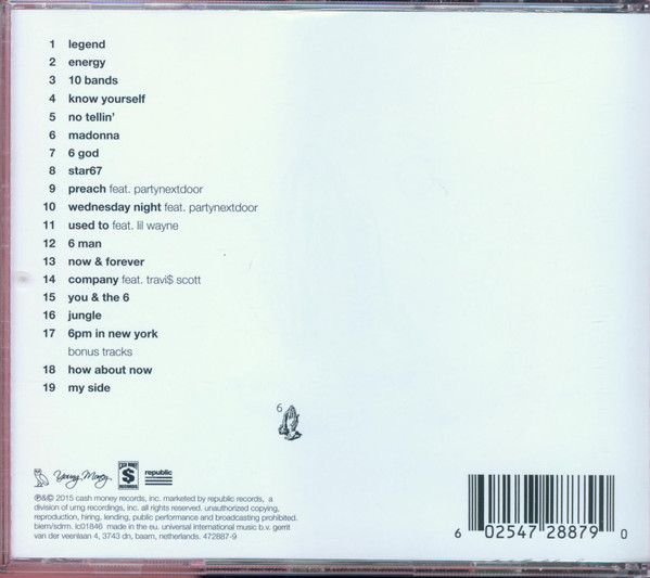 Drake If You’re Reading This It’s Too Late CD – Música y Vinos