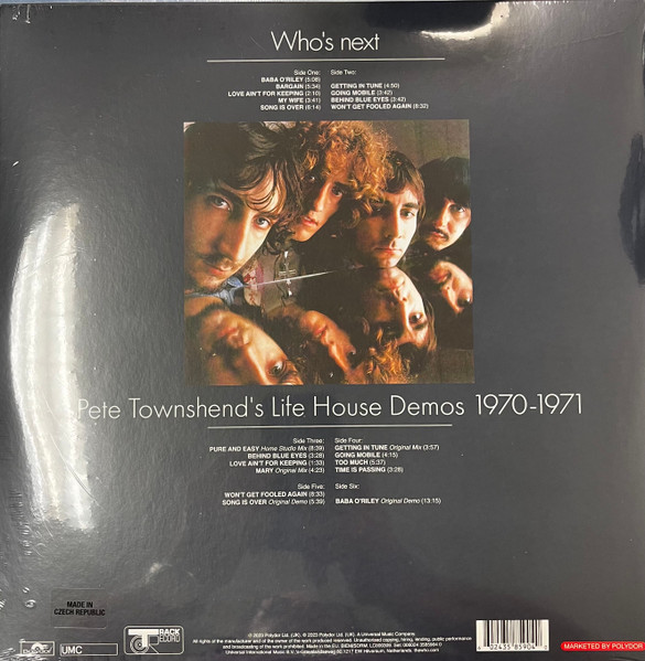 The Who Who’s Next | Pete Townshend’s Life House Demos 1970-1971 3LP ...