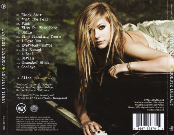 Avril Lavigne Goodbye Lullaby CD – Música y Vinos