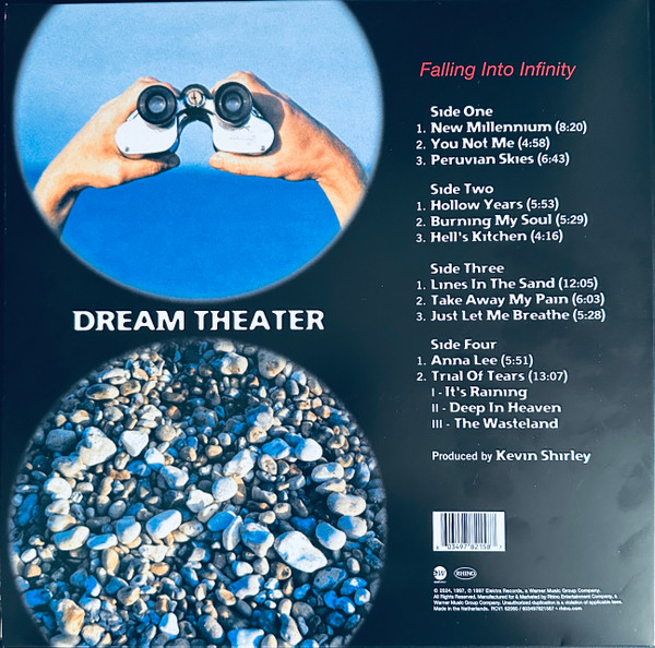 Dream Theater Falling Into Infinity Limited Edition Clear Vinyl 2LP ...